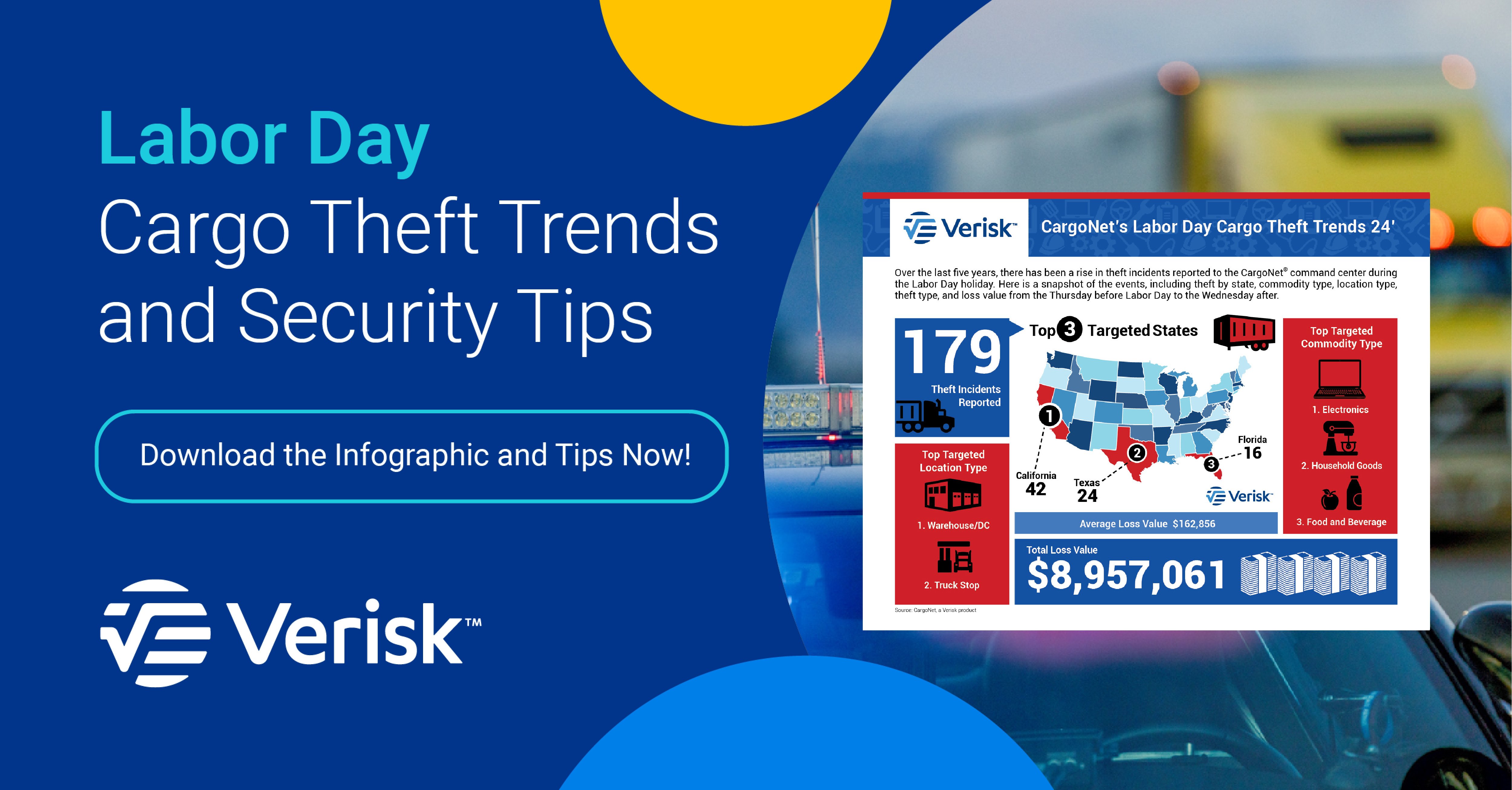 Labor Day Weekend Cargo Theft Trends and Security Tips | CargoNet